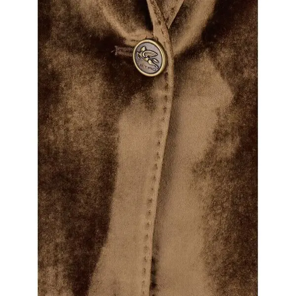 Etro Single-breasted Blazer - Brown