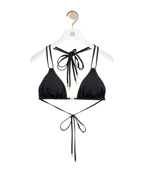 Loewe Technical Jersey Bikini Top With Anagram Trim