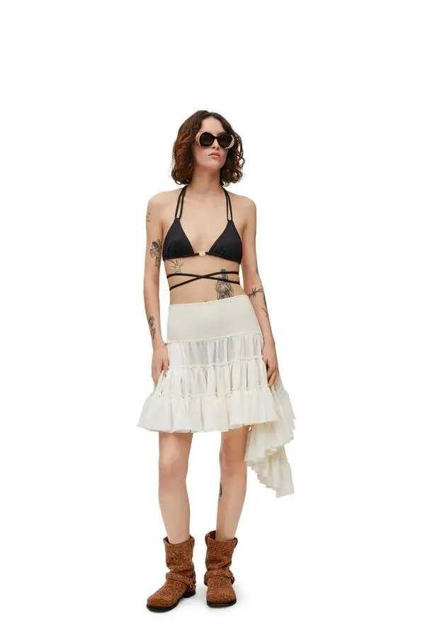 Loewe Technical Jersey Bikini Top With Anagram Trim