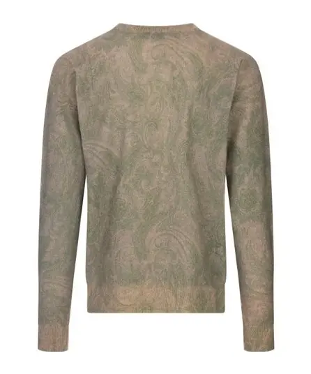Etro Paisley Printed Crewneck Jumper - Gray