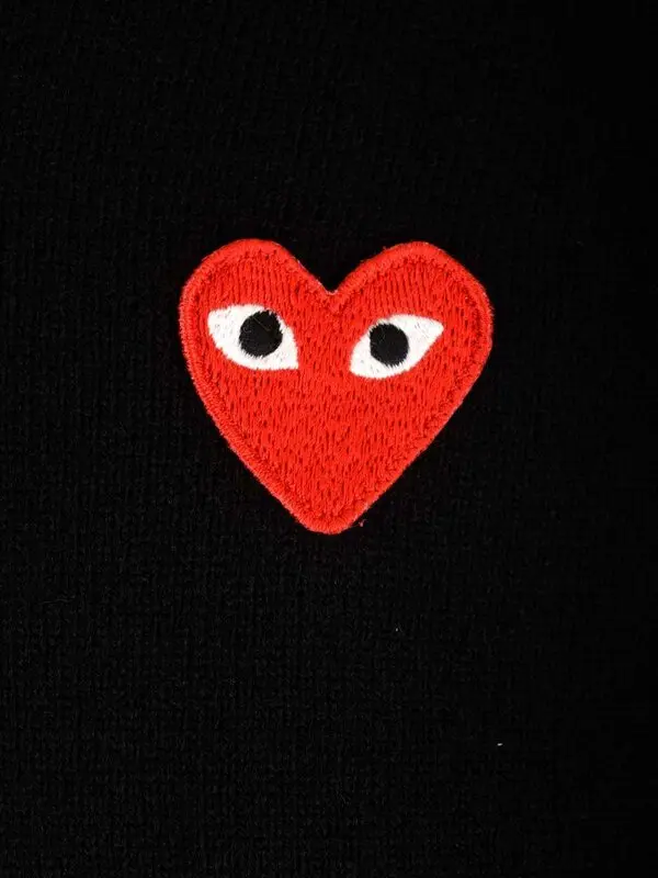Play Comme Des Garcon Wool Cardigan