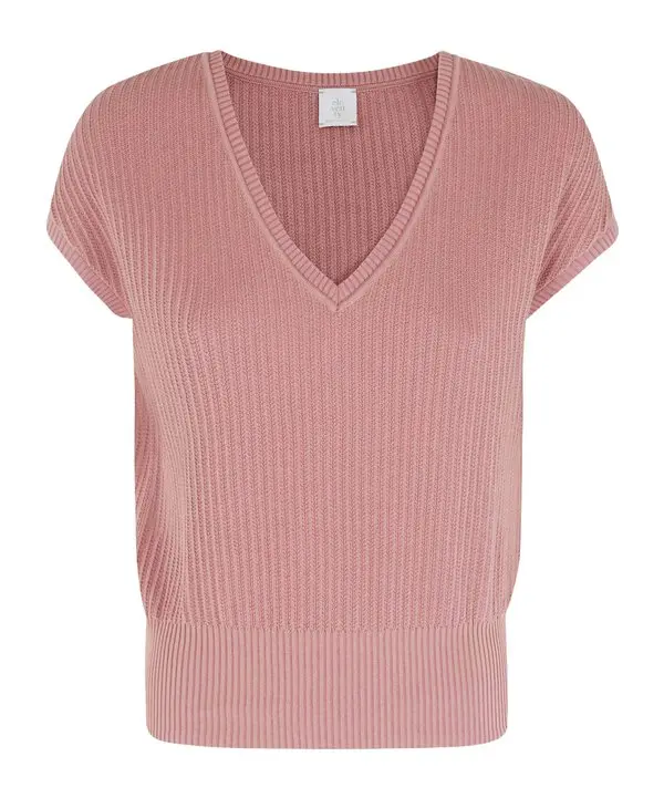 Eleventy Sleeveless V-neck Top