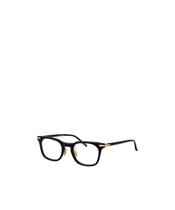 Linda Farrow Full Frame Plain Mirror Eyeglasses - Black