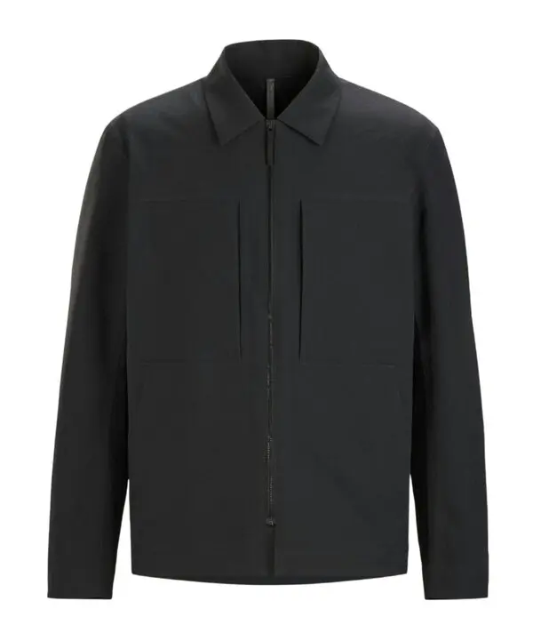 Veilance Arc" Zip Front Shirt Jacket - Black