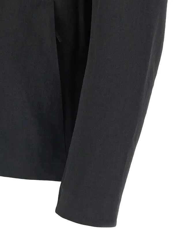 Veilance Arc" Zip Front Shirt Jacket - Black