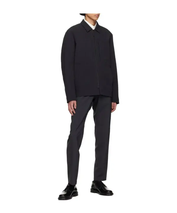 Veilance Arc" Zip Front Shirt Jacket - Black