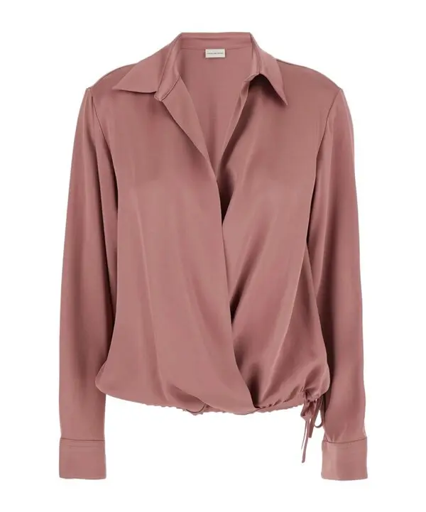 Dries Van Noten Lapel Long Sleeve Shirt