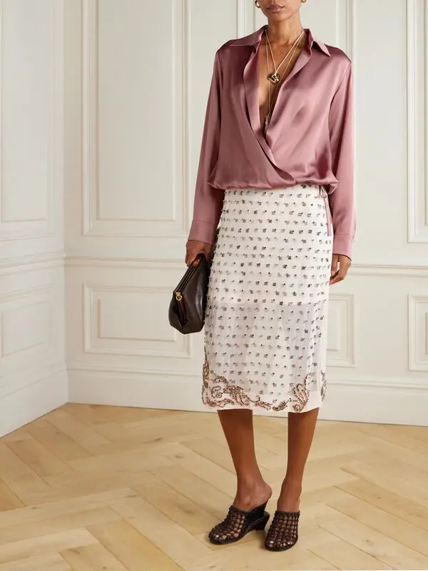 Dries Van Noten Lapel Long Sleeve Shirt
