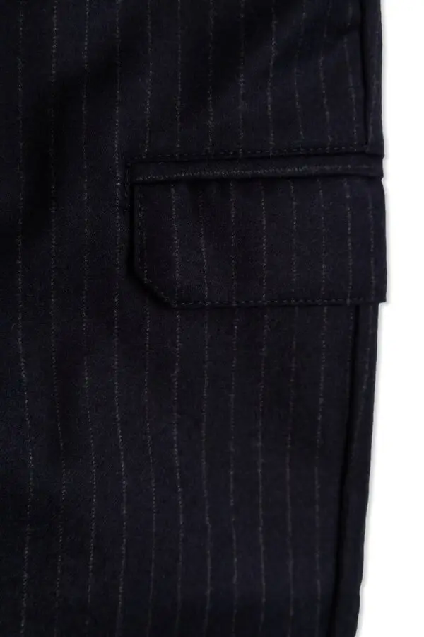 Bonpoint Striped Elasticated Waistband Cargo Pants