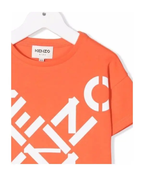 Kenzo Round Neck Logo Print T-shirt