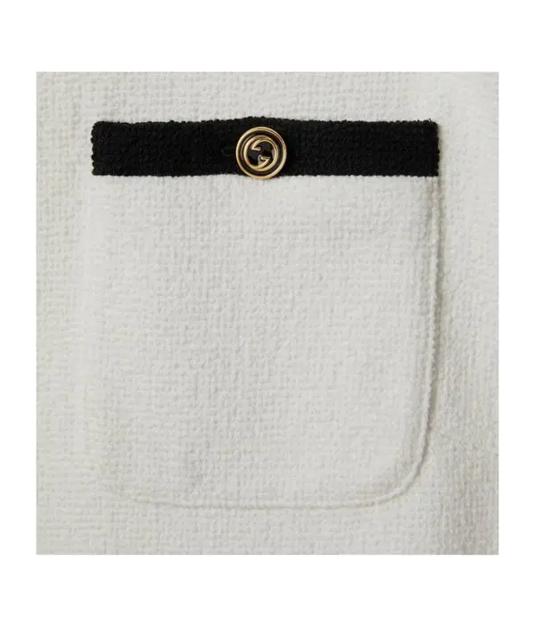 Gucci Sleeveless Jumpsuit With Interlocking G Buttons