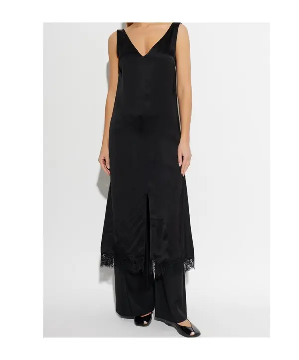 Officine Générale Liara V-neck Lace Dress