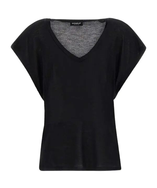 DONDUP Short Sleeve T-shirts - Black