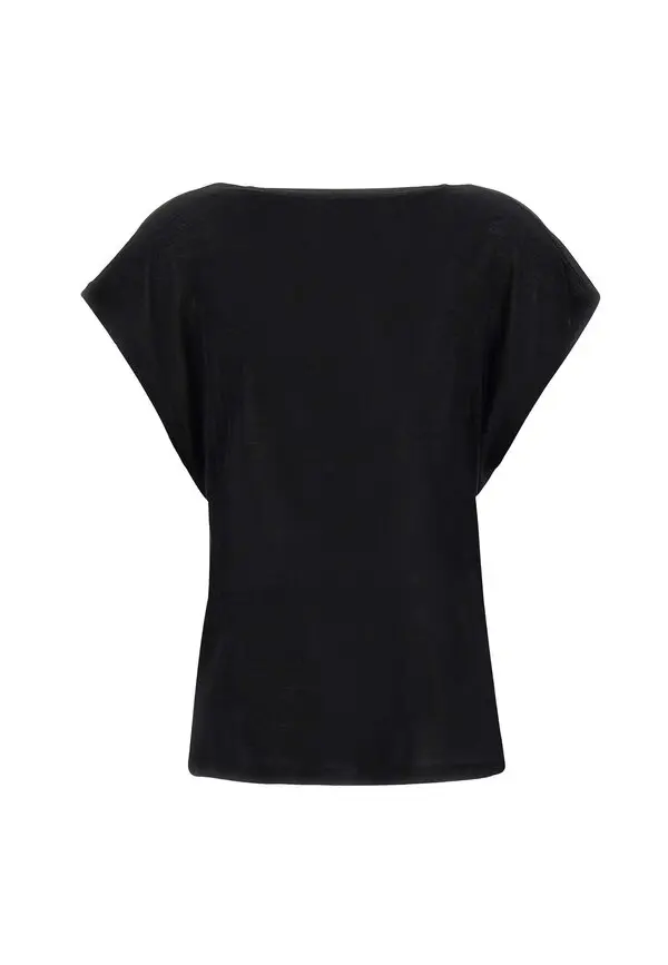 DONDUP Short Sleeve V-neck T-shirt