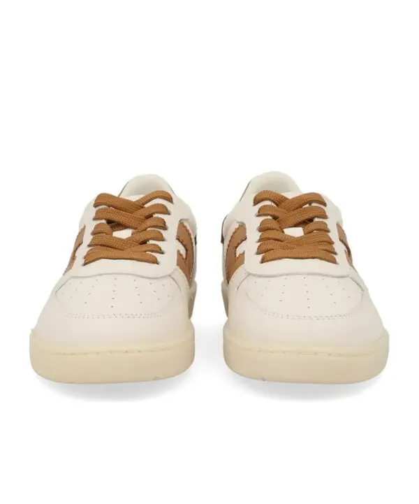 Hogan Logo Detailed Lace-up Sneakers - Nude
