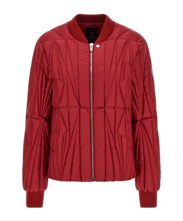 Moncler Geo Camo Zip-up Jacket - Agate Red