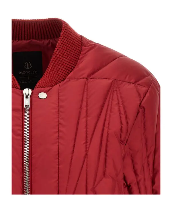 Moncler Geo Camo Zip-up Jacket - Agate Red