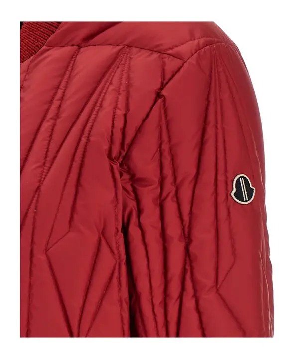 Moncler Geo Camo Zip-up Jacket - Agate Red
