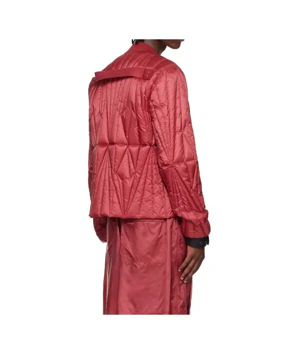 Moncler Geo Camo Zip-up Jacket - Agate Red