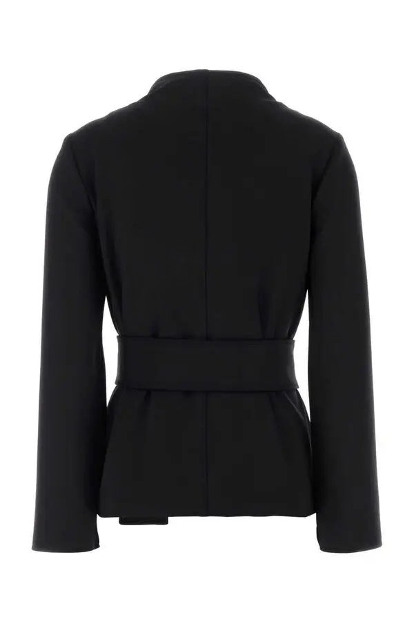 Max Mara Belted Jacket - Black