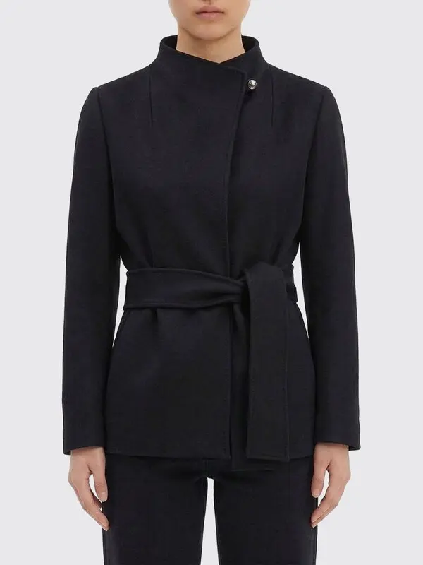 Max Mara Belted Jacket - Black