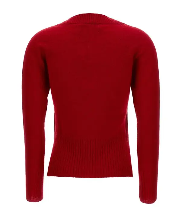 Simone Rocha Scoop Neck Cashmere Sweater - Red