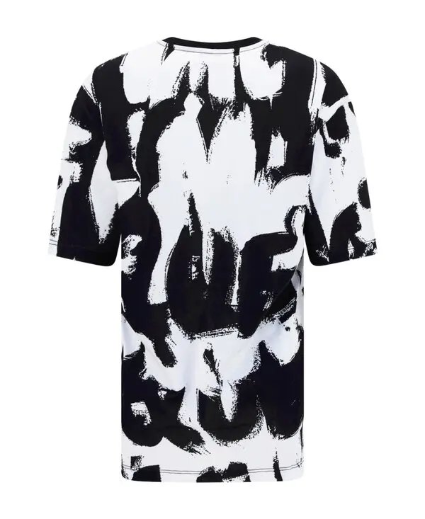 Alexander McQueen Graphic Print Oversized Crewneck T-shirt