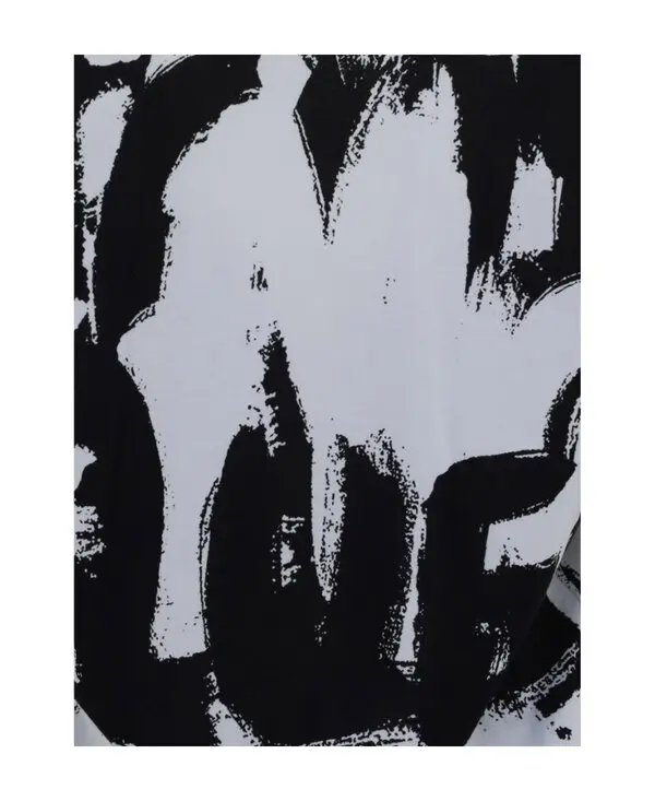 Alexander McQueen Graphic Print Oversized Crewneck T-shirt