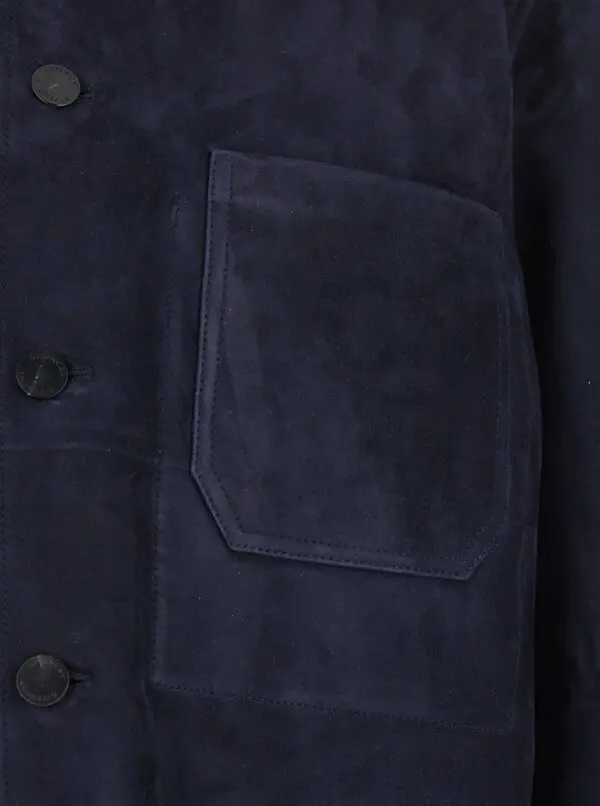 Givenchy Collared Button-up Jacket With Patch Pocket