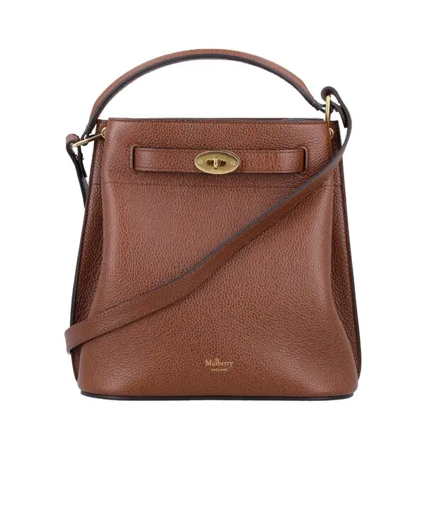 Mulberry Islington Logo-embossed Bucket Bag - Oak