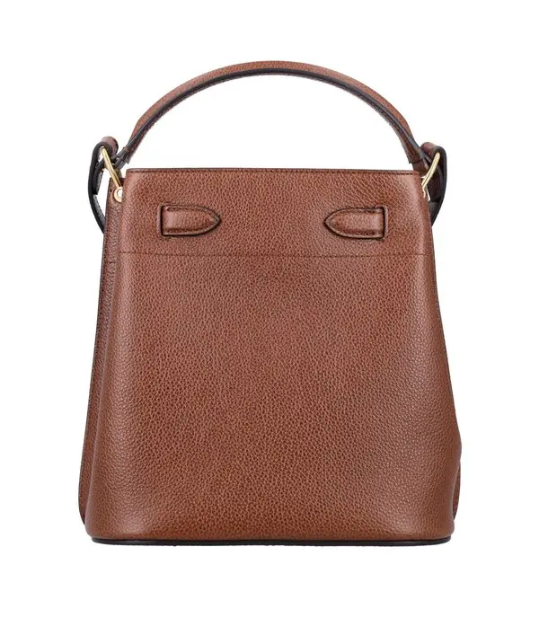 Mulberry Islington Logo-embossed Bucket Bag - Oak