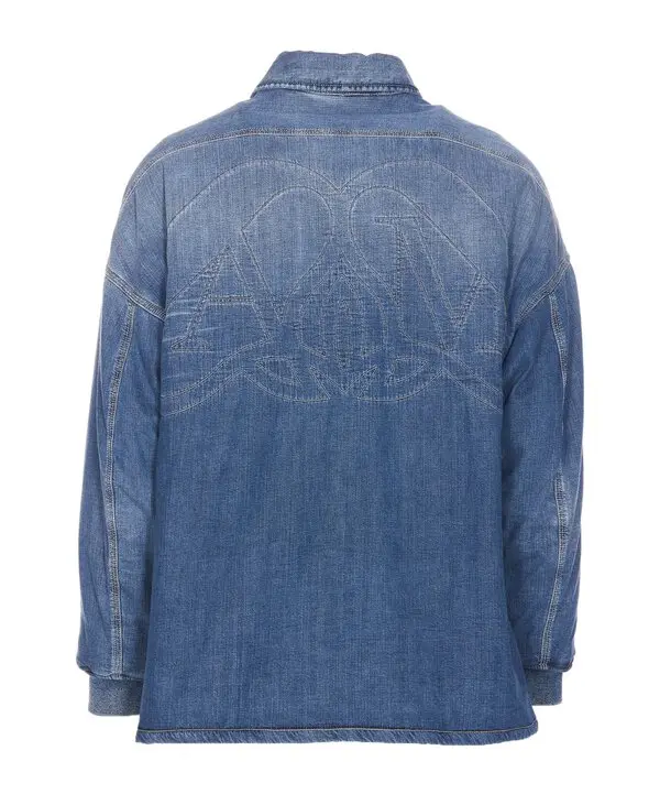 Alexander McQueen Long Sleeved Denim Shirt