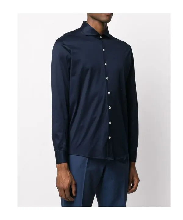 BARBA NAPOLI Long-sleeved Shirt - Black