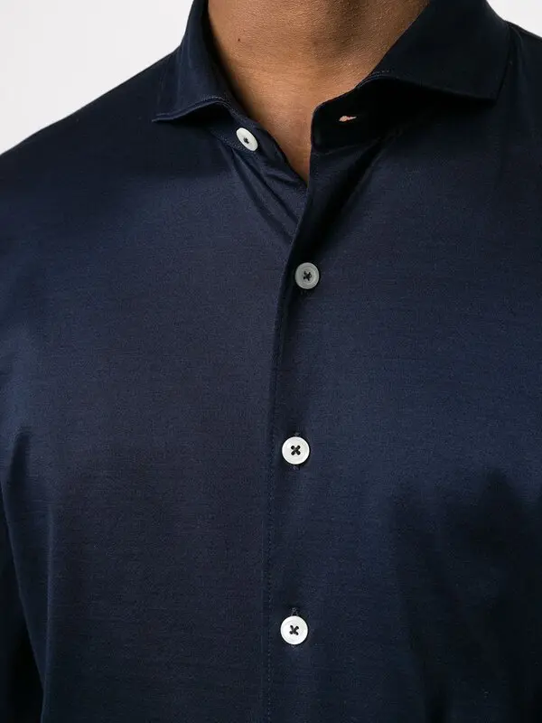 BARBA NAPOLI Long-sleeved Shirt - Black