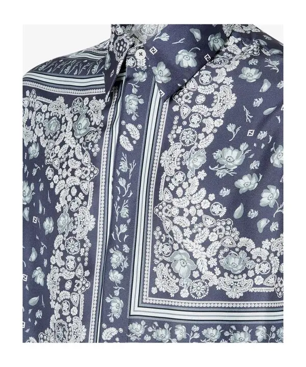 Fendi Bandana Printed Short Sleeved Shirt
