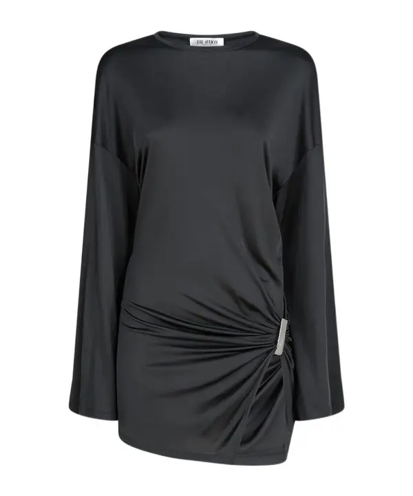 Attico Pleated Mini Dress