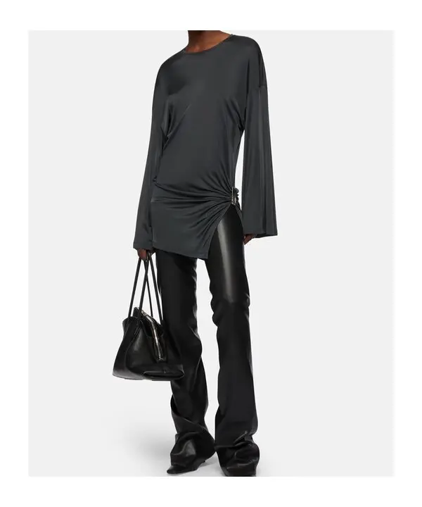 Attico Pleated Mini Dress