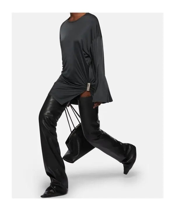 Attico Pleated Mini Dress