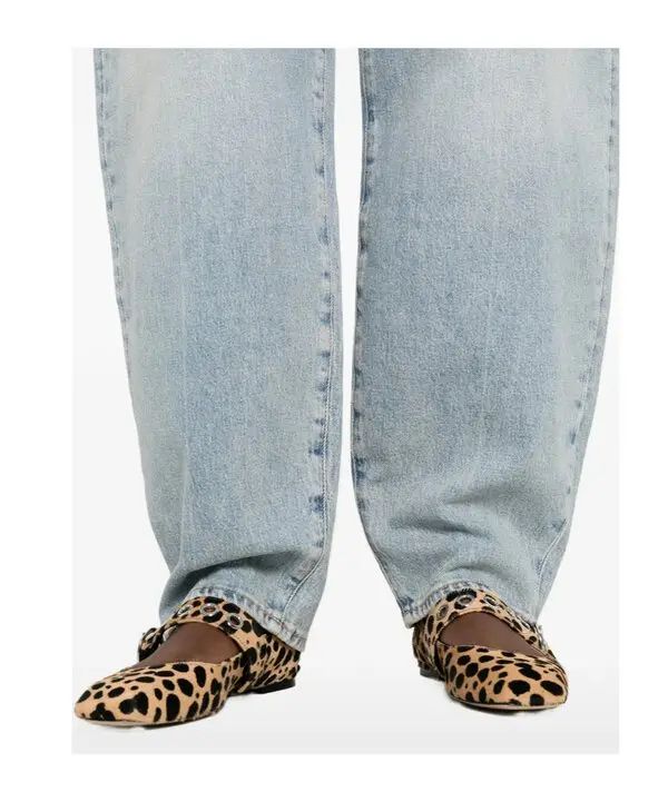 7 For All Mankind Light Wash Relaxed Fit Jeans - Gray