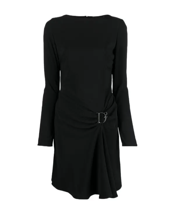 Dsquared2 Long Sleeved Draped Dress