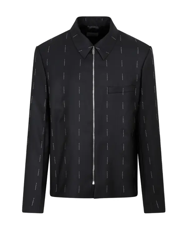 Givenchy Logo Detailed Zip-up Jacket
