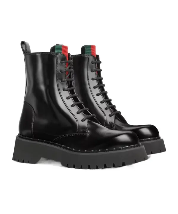 Gucci Lace-up Combat Boots