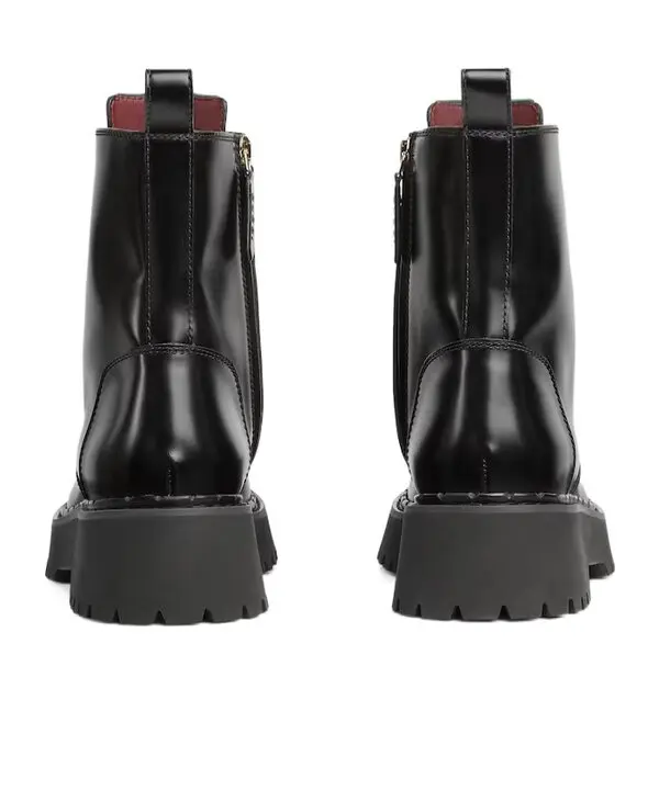 Gucci Lace-up Combat Boots