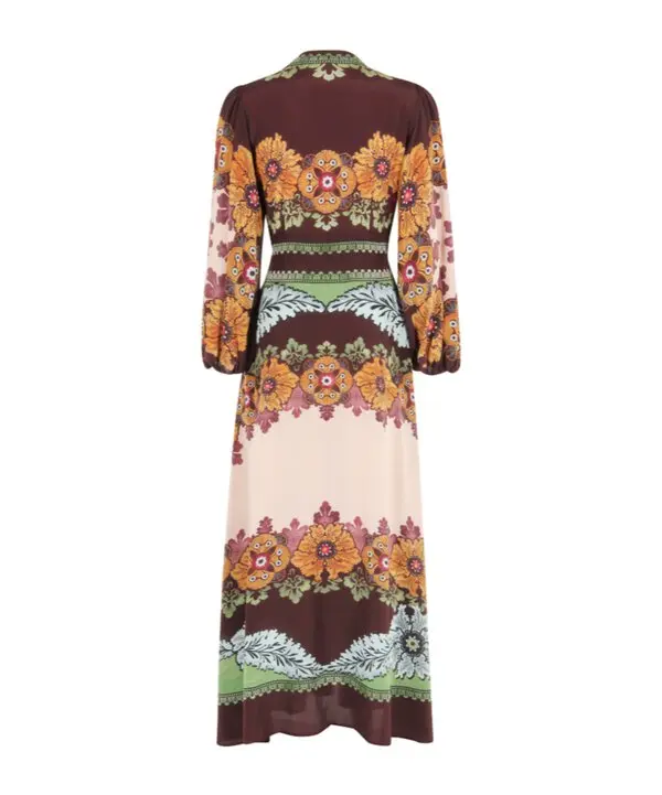 La DoubleJ Camerino Floral-print Maxi Dress