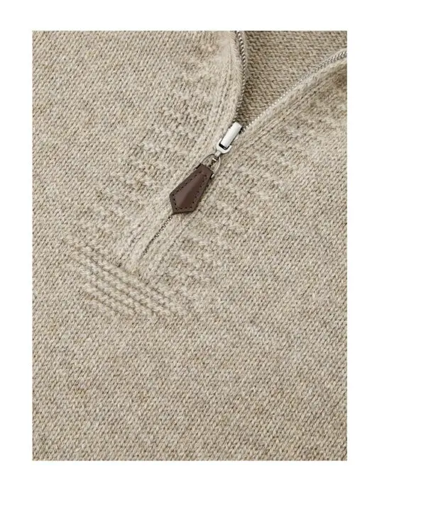 Loro Piana Carezza Quarter Zip Sweater