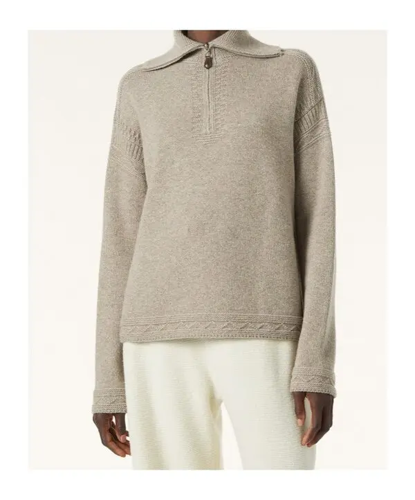 Loro Piana Carezza Quarter Zip Sweater