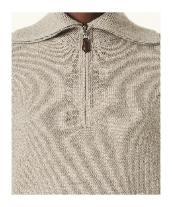 Loro Piana Carezza Quarter Zip Sweater