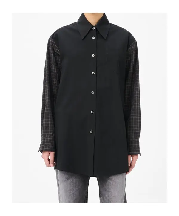 Our Legacy Double Layered Shirt With Pleated Shoulders