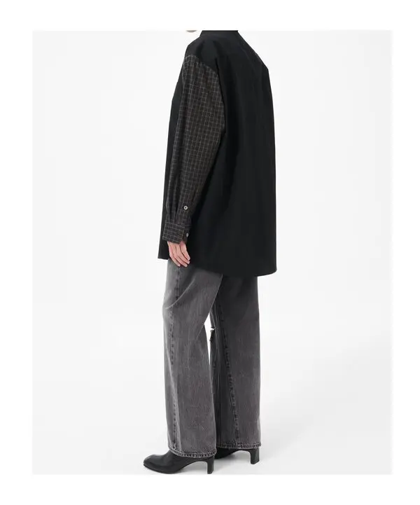 Our Legacy Double Layered Shirt With Pleated Shoulders