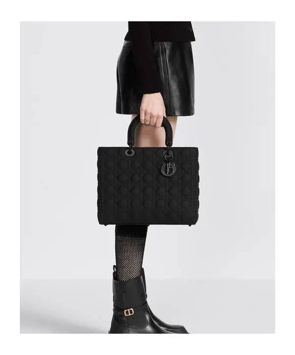 Dior Large Lady Bag - Black